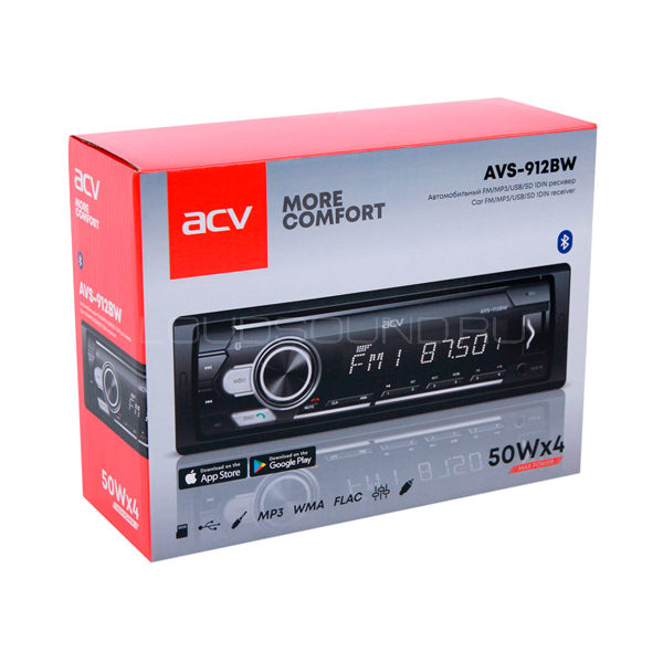 Acv AVS-912BW | купить Автомагнитола 1DIN Acv AVS-912BW LOUD SOUND с доставкой по России