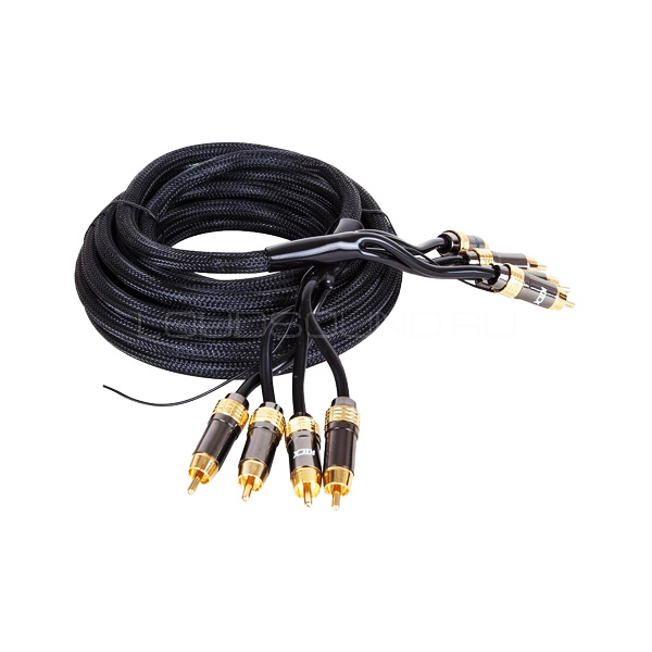 Kicx RCA-06 (4RCA - 4RCA) 5м | Межблочный кабель Kicx RCA-06 (4RCA - 4RCA) 5м - LOUD SOUND