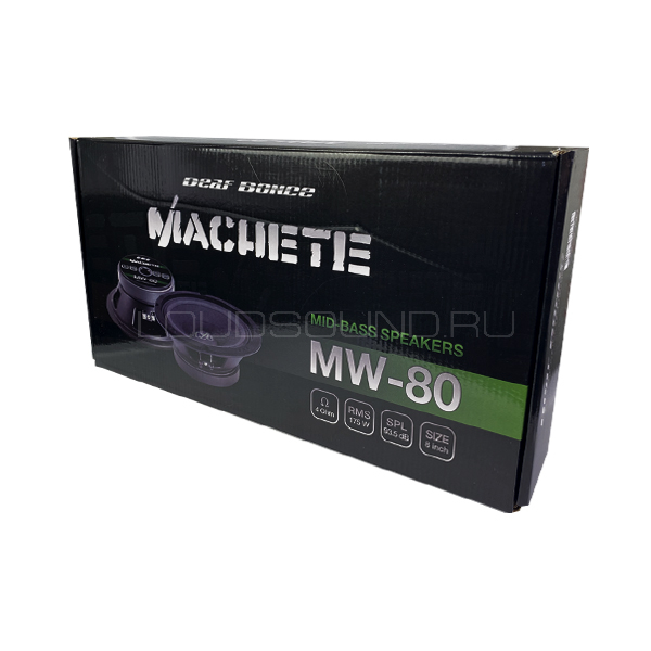 Machete MW-80 4Ом | Machete MW-80 4Ом от магазина автозвука LOUD SOUND