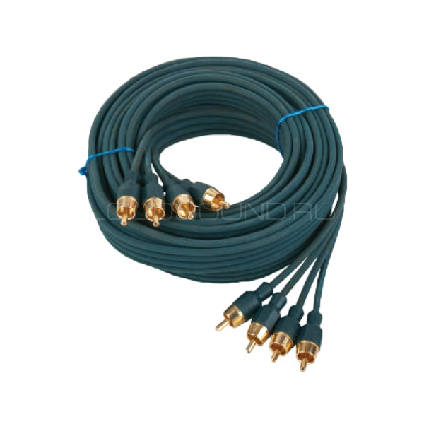 Kicx ARCA45 (4RCA - 4RCA) 5м | Межблочный кабель Kicx ARCA45 (4RCA - 4RCA) 5м - LOUD SOUND