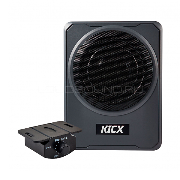 Kicx Q200BA | Сабвуфер автомобильный корпусной активный 8"" Kicx Q200BA - LoudSound