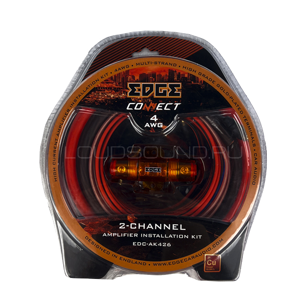 Edge EDC-AK426 4AWG 2 канала нарушена упаковка | Комплект проводов для ...