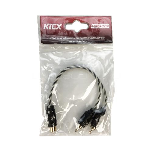 Kicx MRCA02M 2M1F (1 гнездо - 2 штекера) 0,2м | RCY (Y-кабель) Kicx MRCA02M 2M1F (1 гнездо - 2 ...